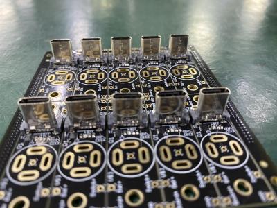 China 1.6mm Thickness Power Security PCB Assembly with Green Solder Mask for sale