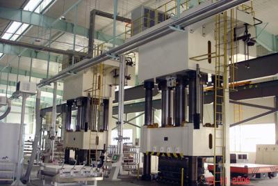 China Four Column 800 Ton Hydraulic Press Equipment For SMC Distribution Box for sale