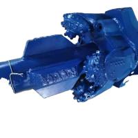 China Large Diameter Tricone Bit HDD Rock Reamer Carbide Drilling Tool 730x700x980mm for sale