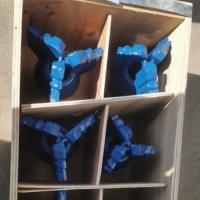 China Carbon Steel Three Wings Drag Bit Drill Bit for Water Well Drilling 6 Inch for sale