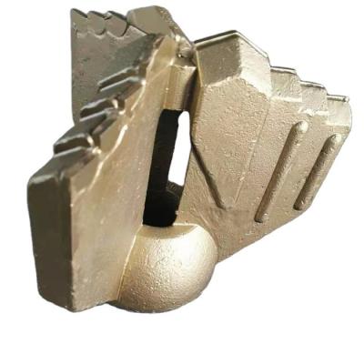 China High Manganese Steel PDC Drag Bit 4 Wings Male Thread 3 Inch for Borehole Drilling Customization for sale