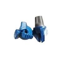 China High Manganese Steel PDC Drag Bit 4 Wings Male Thread 3 Inch for Borehole Drilling Customization for sale