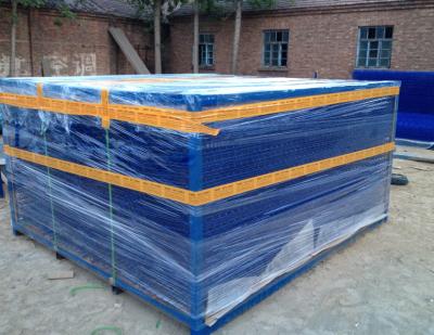 China powder coated double loop wire mesh metal garden fence for sale
