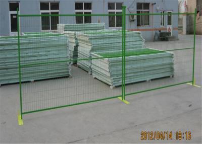 China Construction Fence Panels 6'/1830mm*10'/3048mm width powder coated green mesh 3