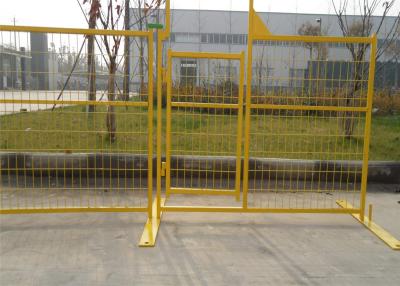 China Temporary Construction Fence Panels for Canada standard 6'x9.5' 8'x9.5' mesh spacing4
