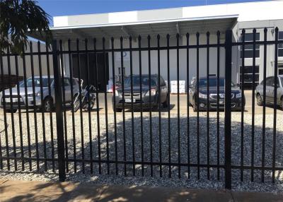 China Australia Standard Four Welds Crimped Spear Top Fence with ISO 9001Certification for sale