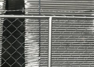 China 6'x12' temporary construction fence panels tubing 41.2x2.0mm wall thick mesh 57mmx57mm x 11ga dia for sale