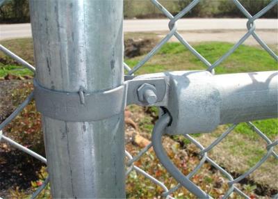 China Chain wire Fence for sale 65MM X 65MM X 4.00MM black powder  coated for sale