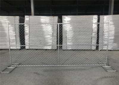 China 8'x12' construction chain link fence panels 1⅝