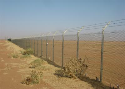 China Chain link wire mesh fence 2m x 15m per roll mesh ：50mm x 50mm PVC Coated Hot Dipped Galvanized for sale