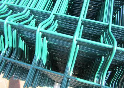 China 2030mm x 2500mm Wire Fence Panels High Quality With V beams ,RAL 6005 coated Dark Green for sale