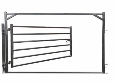 China 30X60mm Oval Pipe Cattle Livestock Yard Panel for sale