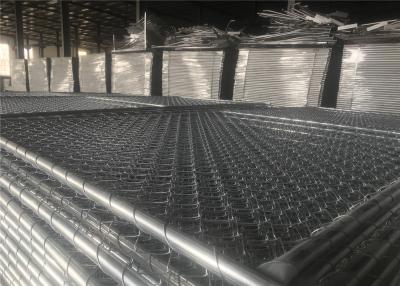 China Hot Dipped Galvanized Construction Fencing Panels 1830mm x 3650mm/6'x12' Outer tube 41.2mm HDG 100gram/sqm for sale