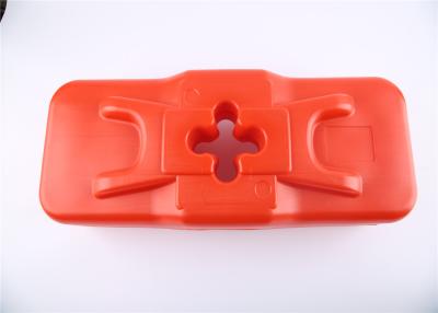 China HDPE temporary Fencing Base Inside Filled Concrete Weight 28kg/pcs UV 10 treatment 5 year No Color Fading for sale