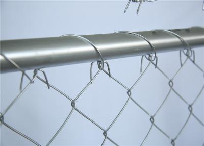 China Cross Brace Chain link Construction Fencing Panels OD 41.20mm Wall thick 1.5mm 6'x12' Mesh 57mm x 57mm Diameter 2.2mm for sale