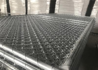 China Construction Fencing 6'H X 10'W Temporary Fence Panel, 11-1/2 ga. Chain Link, No Bracing 50 lbs Mesh 2.5