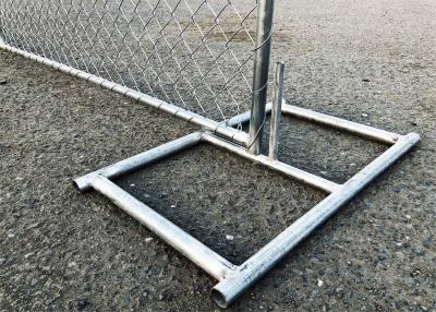 China Temporary Chain Link Fence Panels  6'Height X 14' Width  35mm wall thickness 1.5mm Mesh 2.5