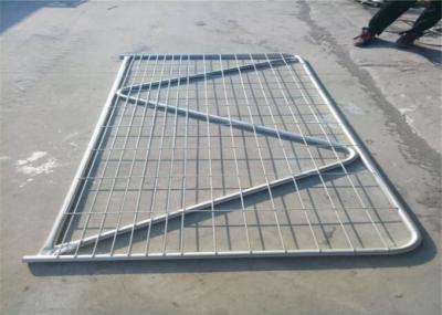 China 2400M X 1170MM 1 vertical tube10ft 12ft 14ft galvanized 25 NB N Stay Farm Gate Fence for Australia for sale