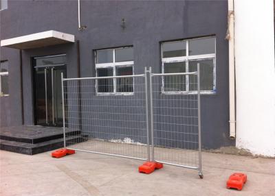 China Hot Dipped Galvanized Temporary Fencing Panels 32mm tube wall thick 2.00mm inside and outside zinc coated for sale