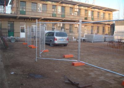 China OD 40mm temporary construction fence Heavy Duty Robustness Design 2.1mx2.5m temporary fence panels with water-filled des for sale