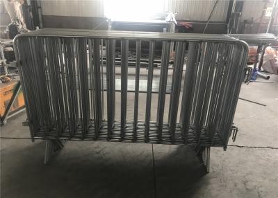 China Hot Dipped Galvanized Crowd Control Barriers 1100mmx2500mm width 300gram/sqm hot dipped galvanized for sale