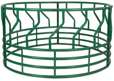 China Powder Coated SUPER DUTY 5-RING ROUND BALE FEEDER for sale