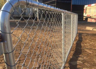 China Chain Link Farm Gate 75x75mm 3.0MM Diameter Hot dipped galvanized for sale