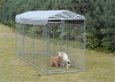 China dog kennel, cheap chain link dog kennels,Chain Link Portable Yard Kennel for sale