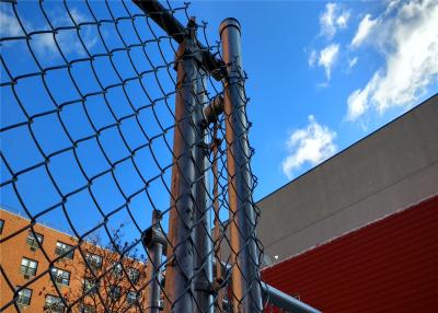 China chain link residential fence hot dipped galvanized to be 366gram/m2 mesh 50mmx50mm 11.5gauge for sale