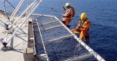 China Rope helideck mesh & helimesh for sale