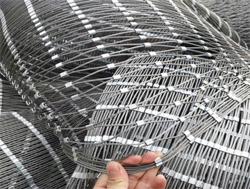 China wire rope mesh Stainless Steel Wire Cable Mesh for sale
