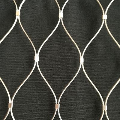 China Stainless steel wire rope mesh net for slope protection for sale