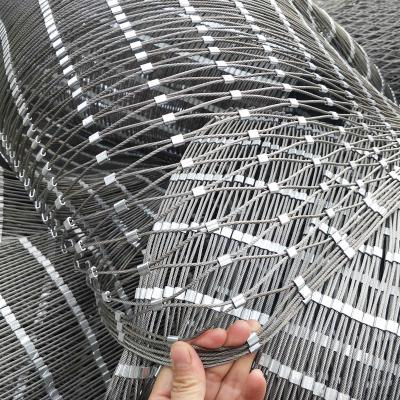 China Wholesale stainless steel ferrule rope mesh for sale