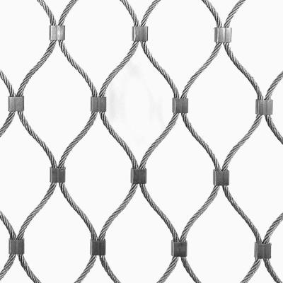China balustrade fencing/stainless steel wire rope mesh AISI 304 Materials for sale