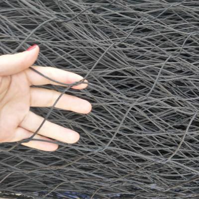 China Flexible stainless steel wire rope mesh X tend Mesh 7X19 AISI 304 Wire Rope Mesh for sale