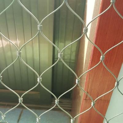 China Knotted Ss316 Material Stainless Steel Wire Rope Mesh for sale