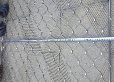 China AISI 316 Diamond Shape Ferruled Stainless Steel Wire Rope Mesh for decorationTEND mesh for sale