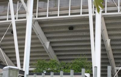 China Balustrade Stainless Steel Wire Rope Mesh X Tend AISI304 Materials Mesh Aperture :150mm*150mm*2.70mm for sale