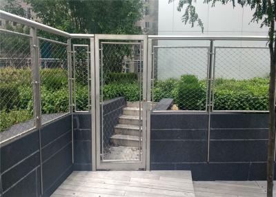 China Stainless Steel Wire Rope Ferrule Mesh Guardrail Protection Net Of Elevated Walkway for sale