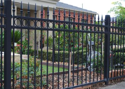 China Steel Picket Security Garrison Fencing for sale