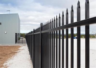 China Garrison fence pressed spear fencing, spear top metal fence, spear top fences, spear top ornamental fence, for sale