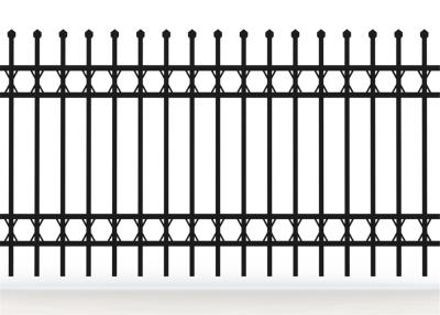 China New Design Spear Top Fencing Hot Sale, tubular steel fence/swimming pool fence/steel palisade fence for sale