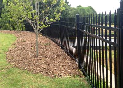 China 2.4*2.1m designs for steel fence with hot dipped galvanized tube 80gram/SQM /mm zinc for sale