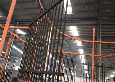 China PVC Coated Ornamental Spear Top Security Steel Tubular Fence in Garden, Home, Factory, School, Villa for sale