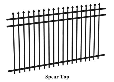 China China Pre fabricated Zinc Galvanized Steel Tubular Fence for sale