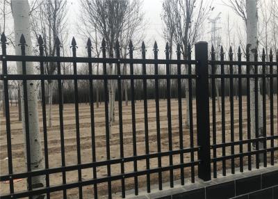 China Galvanized Powder Coated Steel Tubular Fence for sale