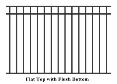 China flat top pool fencing Flat Top Pool Fencing for sale