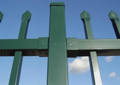China Steel Tubular Fence ,Steel Garrison Fence ,Stain Black for sale