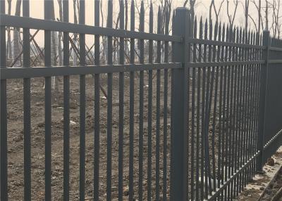 China Tubular steel ornamental garden Hercules Fence 1200mm height x 2450mm width Stain Interpon Powder for sale