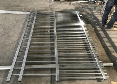 China Diplomat Fencing Panels 2.1mtrs x 2.4mtrs Rail 45mm x 45mm Wall Thick 1.5mm Spacing 140mm for sale